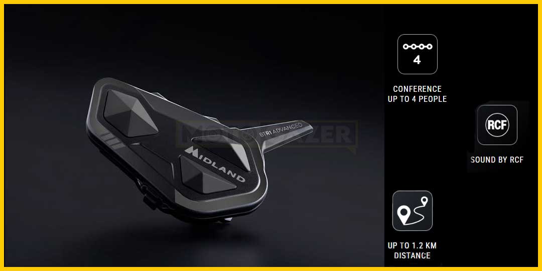 Midland BTR1 Bluetooth Intercom for Ultimate Riding - MotoGazer